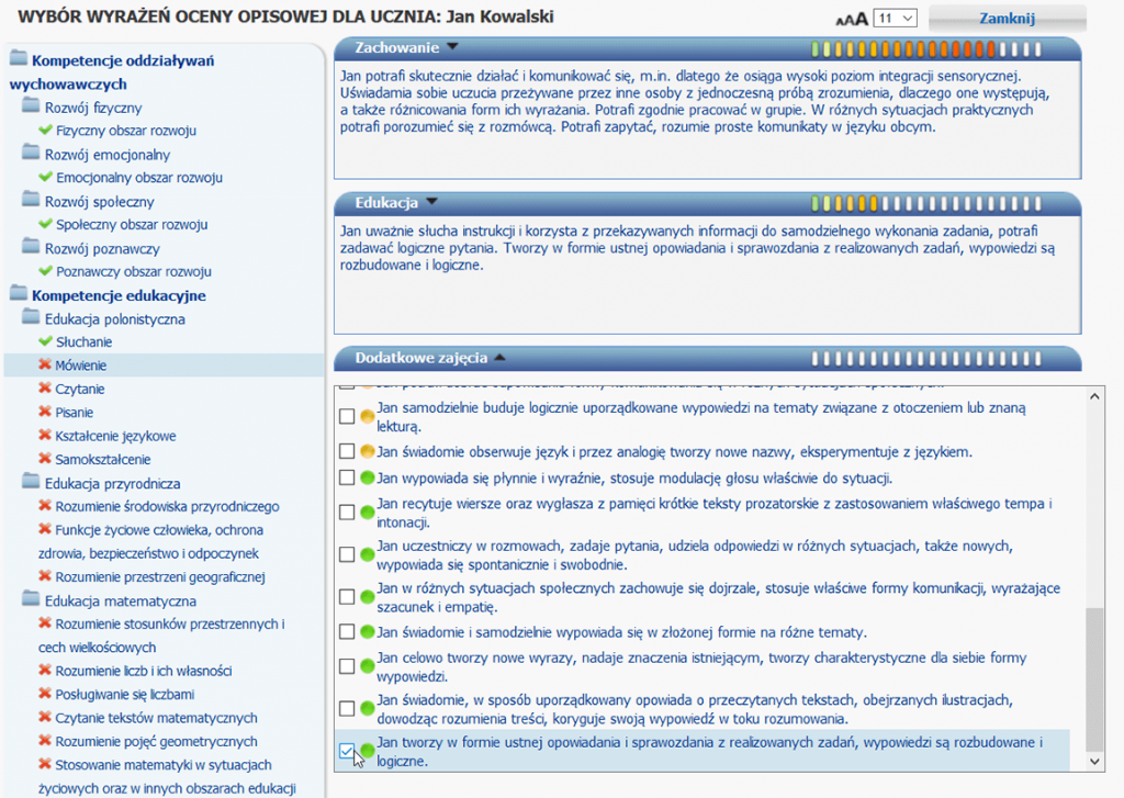 e-Świadectwa - Librus - Baza arkuszy ocen i wzory świadectw